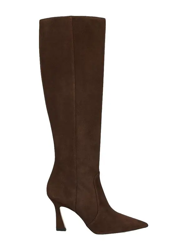 STUART WEITZMAN Boot Vinnie 85mm Suede Boots - Walnut
