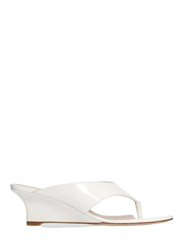 STUART WEITZMAN Vinnie 50mm Leather Sandals - Blanco