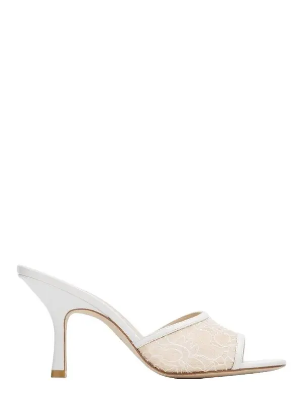 STUART WEITZMAN Bareitall 85mm Slide Sandals - Blanco