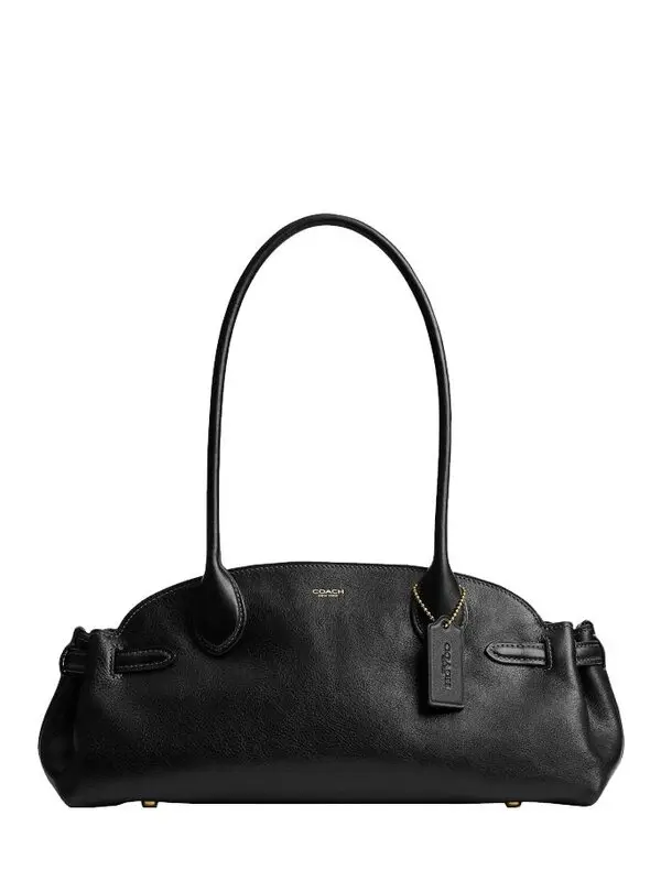 COACH Soft Empire 34 Leather Carryall - Black