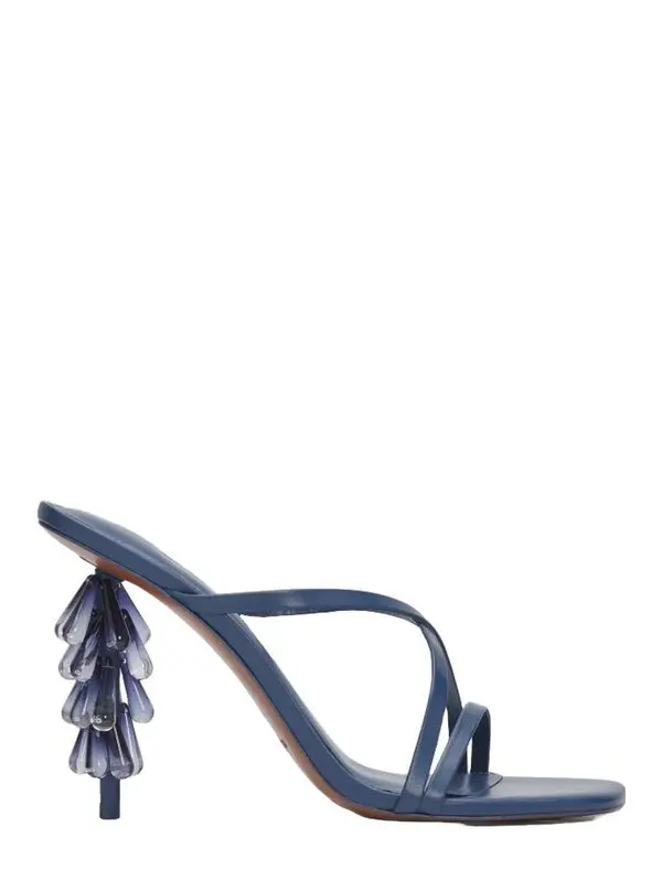Cult Gaia Sage 90mm Teardrop Heel Sandals - Sage Tide