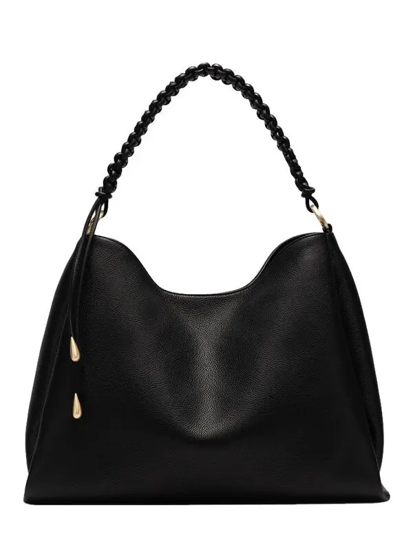 Cult Gaia Osa Leather Tote Bag - Black