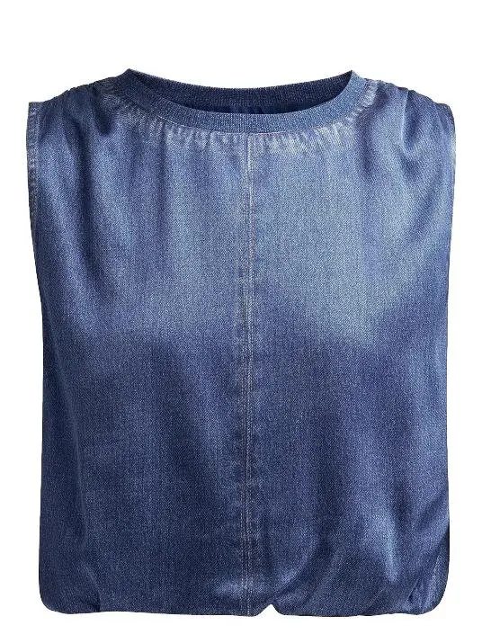 Rag & Bone Miramar Satin Bubble Top - Jasper