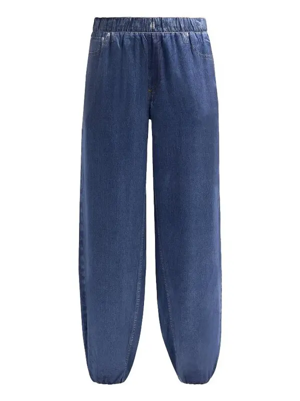 Rag & Bone Miramar Satin Mica Bubble Pants - Jasper