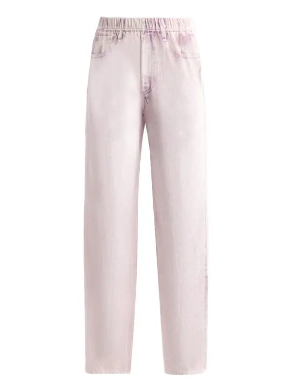 Rag & Bone Rb Miramar Velvet Wide-leg Pants - Pink Marble