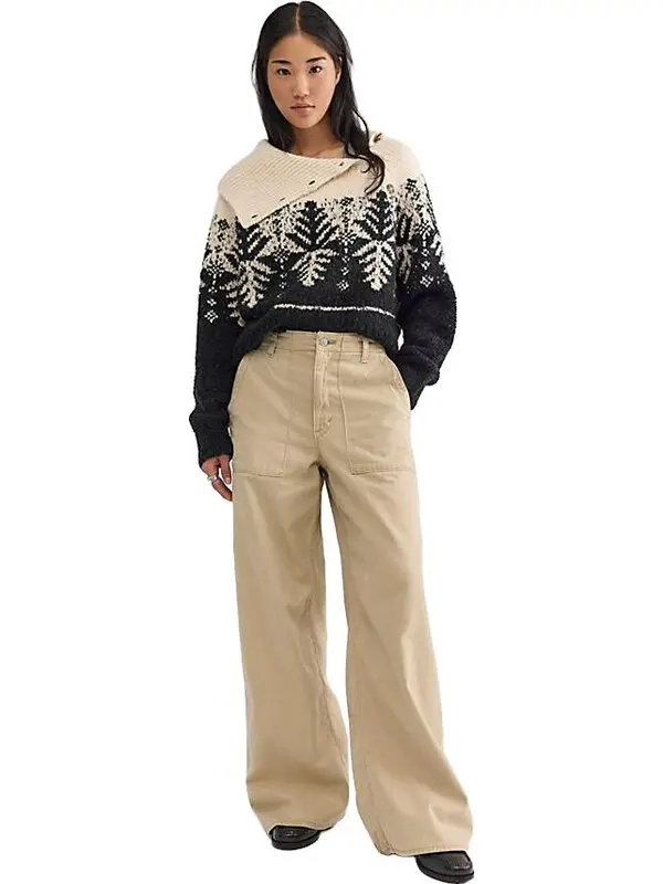 LEVI'S Cinch Wide-leg Fatigue Pants - White Pepper