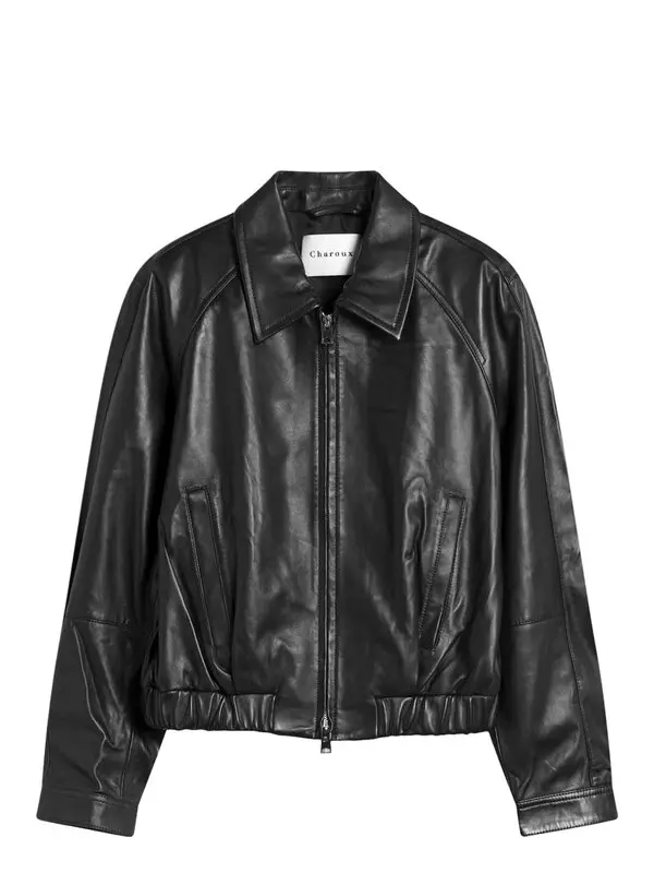 CHAROUX Mimi Leather Jacket - Black