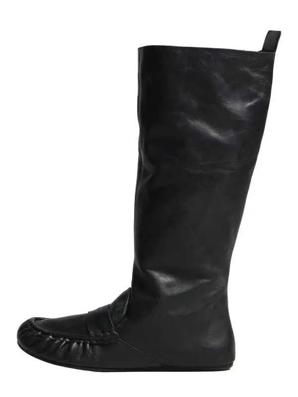 Acne Studios Bojan Slouch Boots - Black