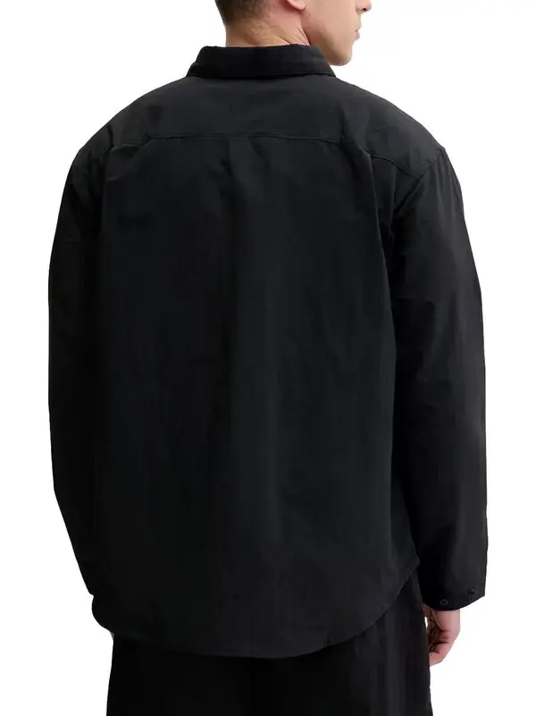 Columbia Chill Creek Logo-patch Press-stud Shirt - Black