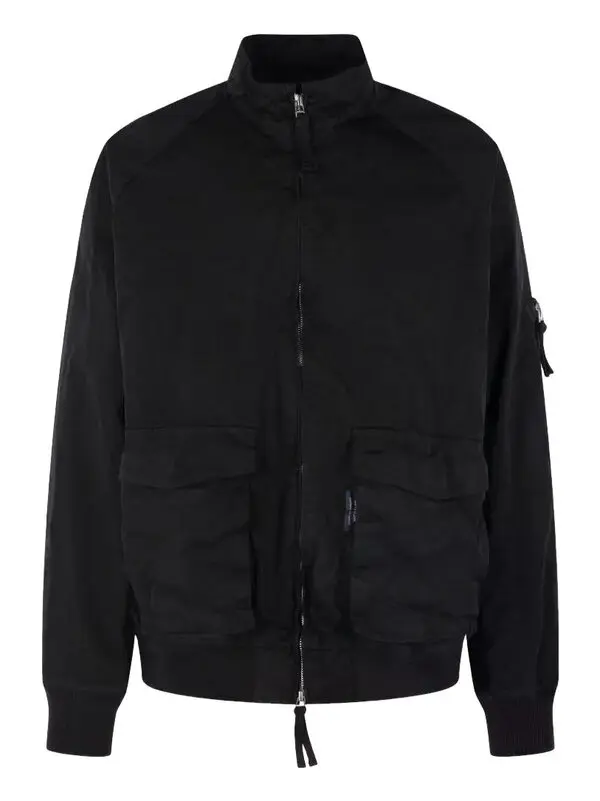 Comme Des Garçons Zip-up Pocket-detail Jacket - Black