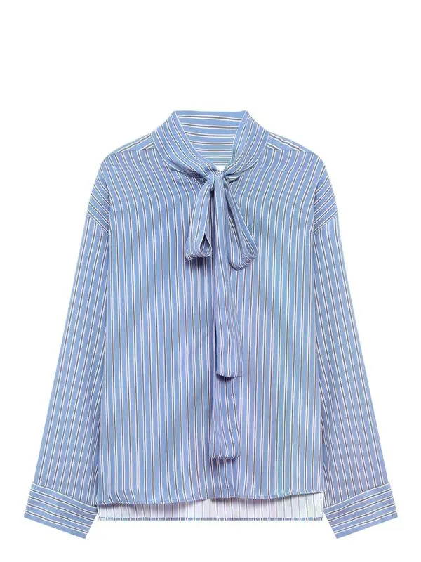MSGM Striped Blouse - Blue