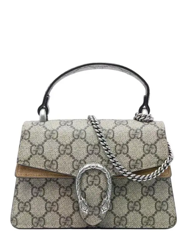 Gucci 2016-2026 Mini Gg Supreme Dionysus Satchel - Neutrals
