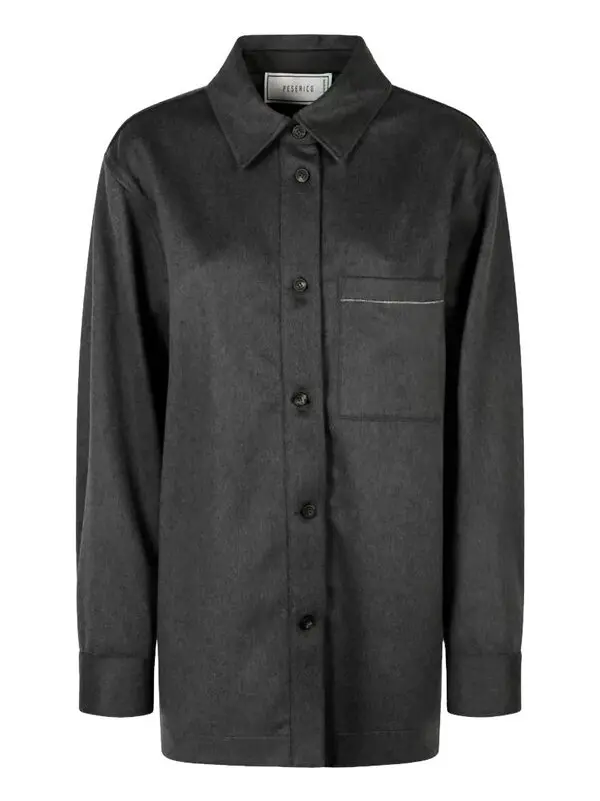 Peserico Chest-pocket Shirt - Grey