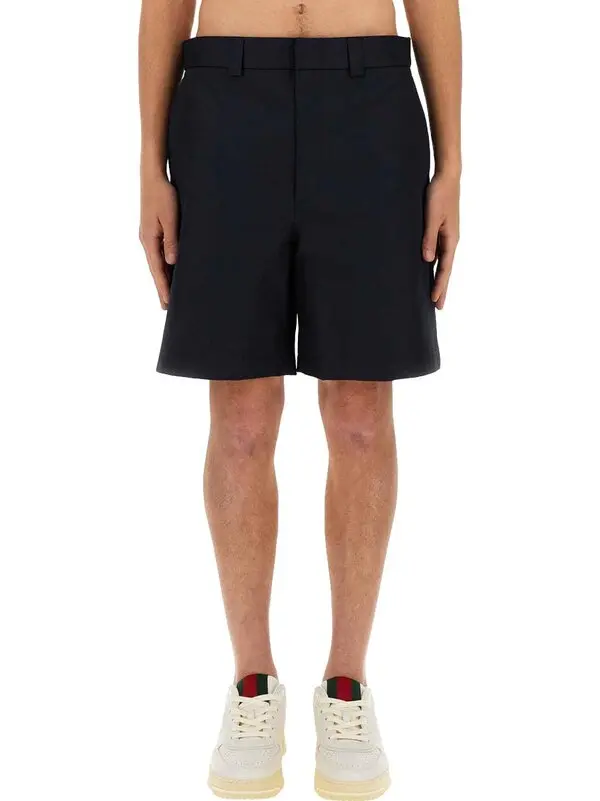 Gucci Web Ribbon Shorts - Blue