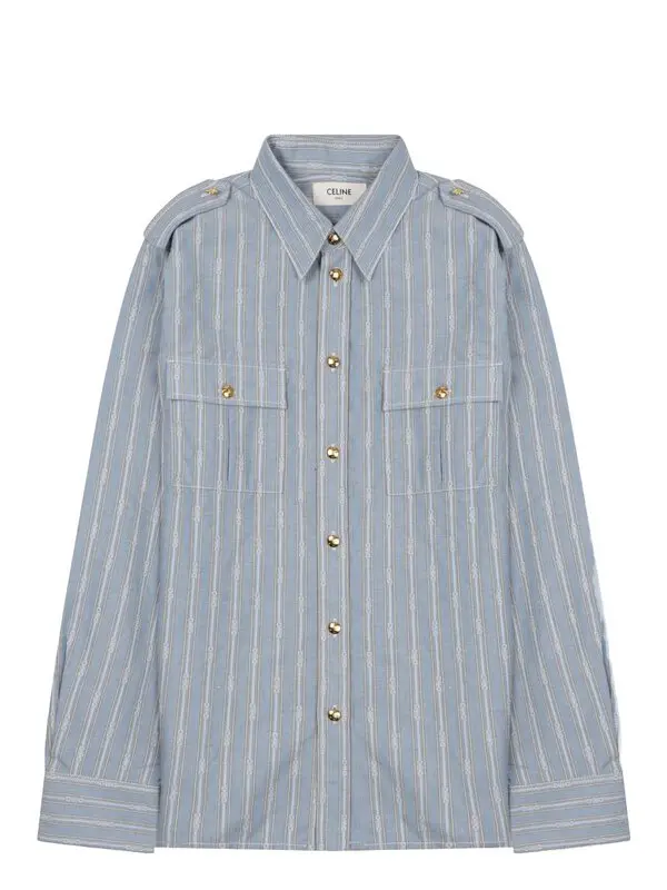 Celine Camicia In Cotone - Multicolor
