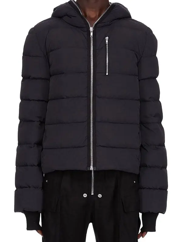 Rick Owens Down Jacket Gimp - Black