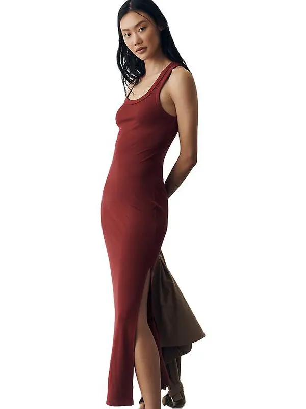 Spiritual Gangster Sienna Maxi Dress - Dark Red