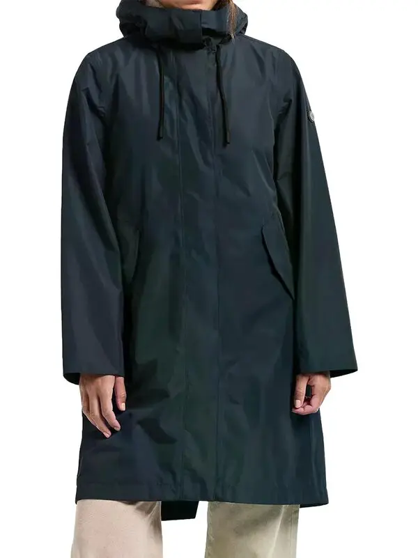 DIDRIKSONS Elina Drawstring-waist Parka Coat - Blue