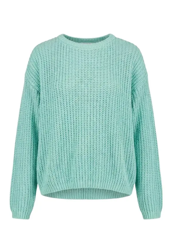American Vintage Cyrow Open-knit Knitted Sweater - Blue