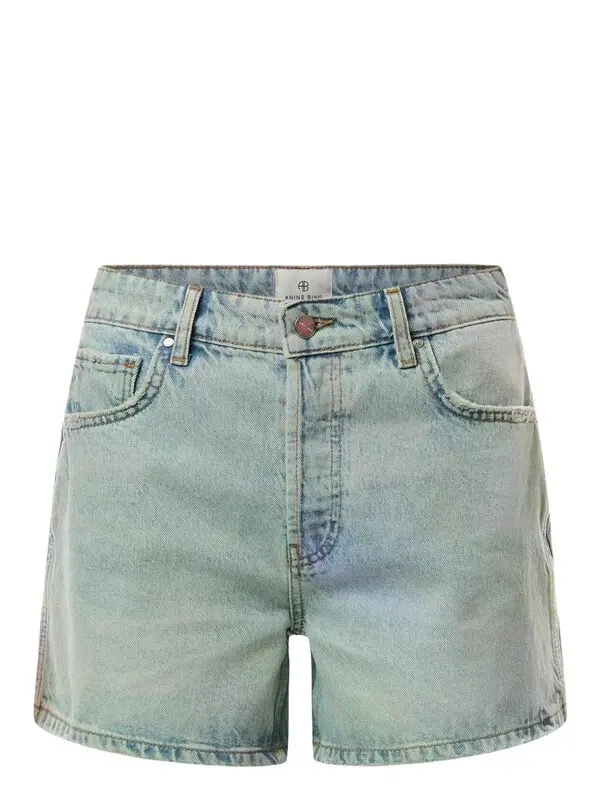ANINE BING Dalton Denim Shorts - Blue