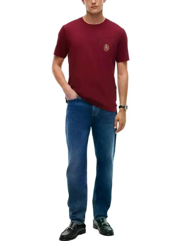 Tommy Hilfiger Logo-patch Pocket T-shirt - Red