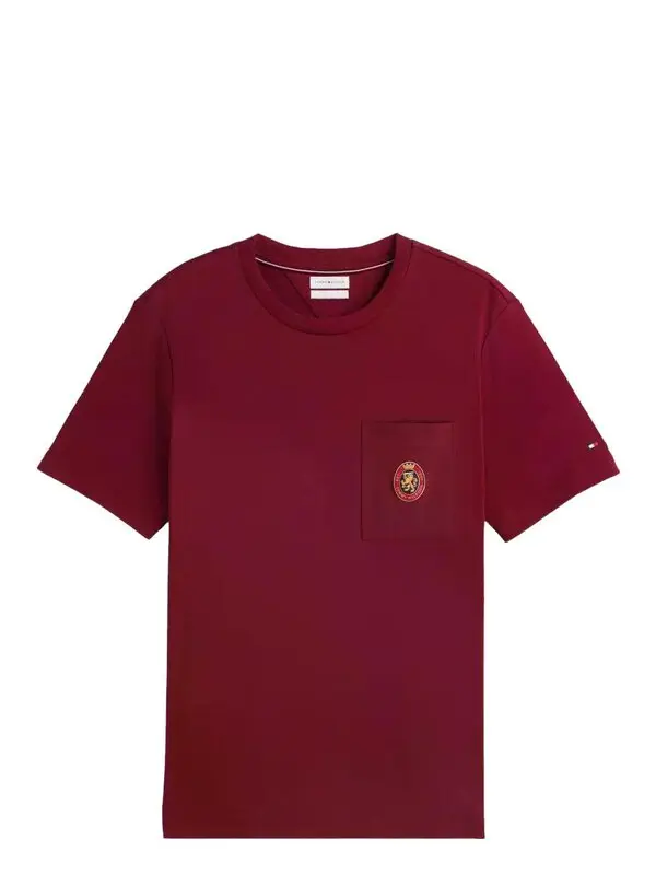 Tommy Hilfiger Logo-patch Pocket T-shirt - Red