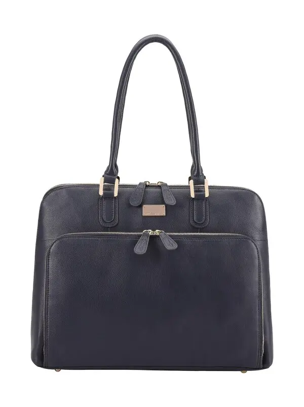 Paul Costelloe Filton Leather Tote Bag - Blue