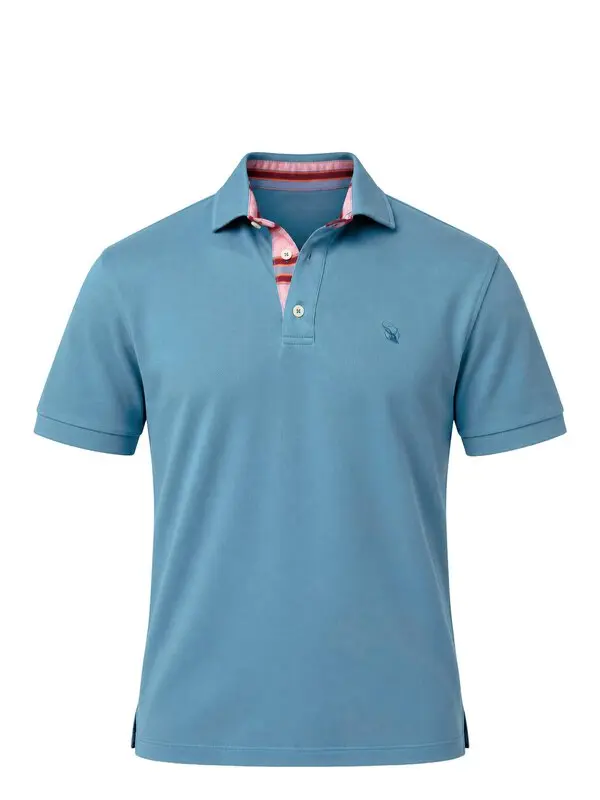 KOY CLOTHING Slate Polo - Blue