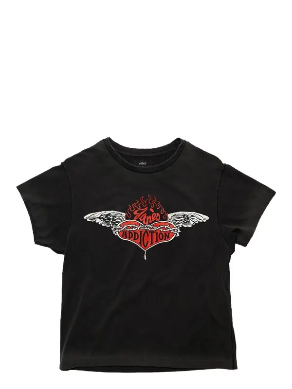 OTHER UK Jane's Addiction Heart Vintage T-shirt - Black
