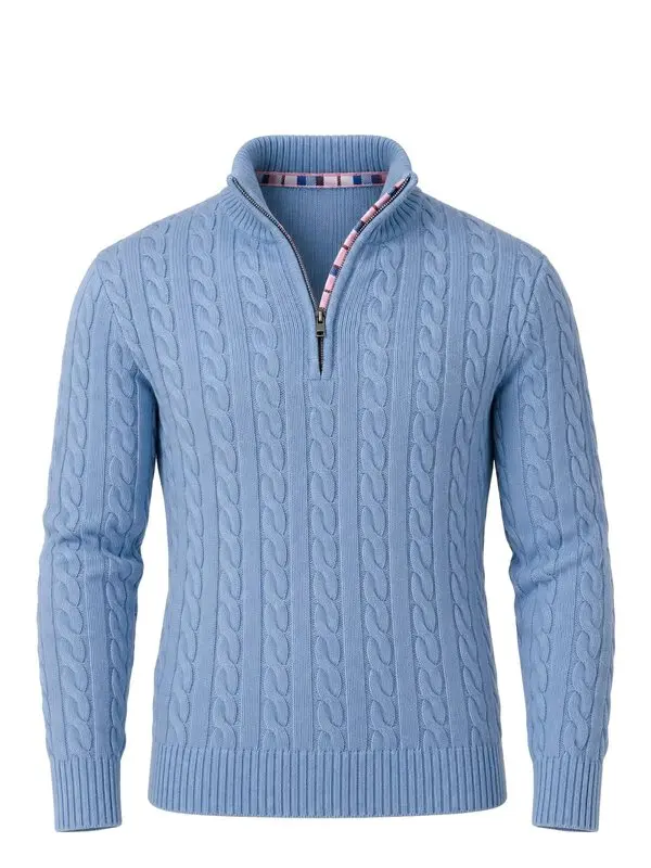 KOY CLOTHING Powder Cable Knit - Blue