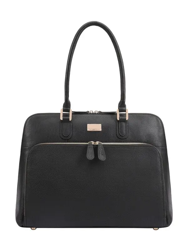 Paul Costelloe Filton Leather Tote Bag - Black