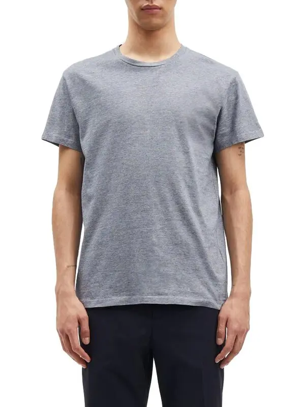 Samsøe Samsøe Kronos Organic Cotton T-shirt - Total Eclipse