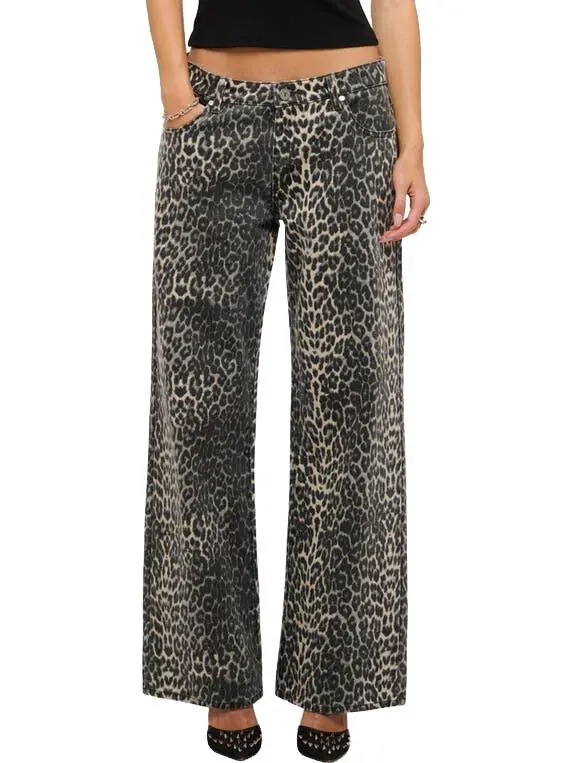 Abrand Denim A99 Low Rise Baggy Straight Leg Jeans - Tabby