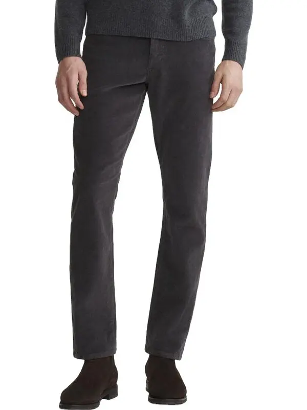 DL1961 Russell Slim Straight Corduroy Pants - Graphite