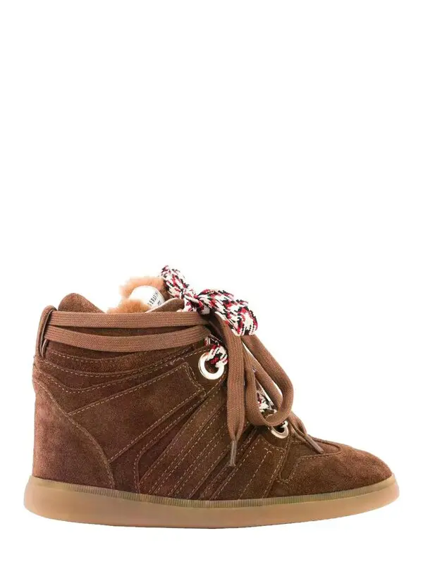 SERAFINI Manhattan Suede-finish Sneakers - Brown