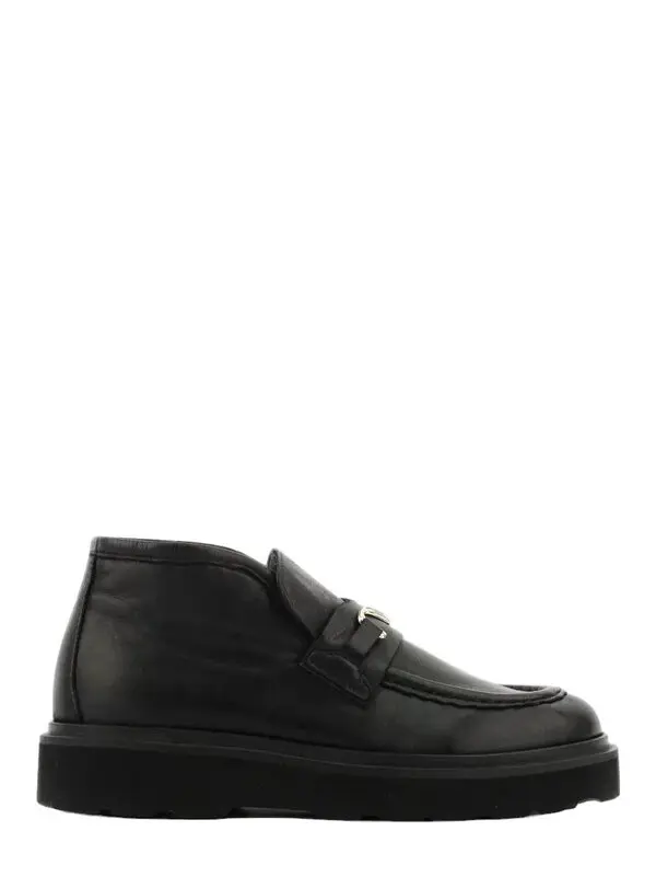 NUBIKK Ella Monroe Logo-plaque Loafers - Black