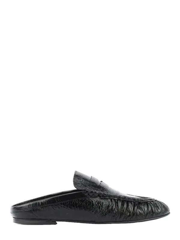 TORAL SHOES Piper Leather Loafers - Black