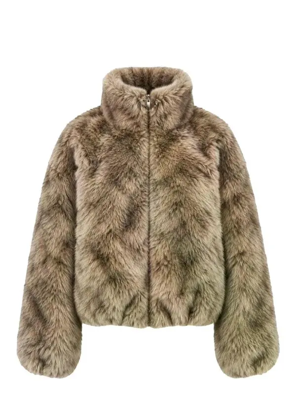 ALTER EGO Ally Faux-fur Jacket - Neutrals
