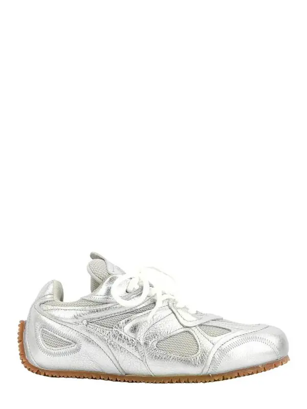 Axel Arigato Slow Runner Metallic-finish Low-top Sneakers - Silver