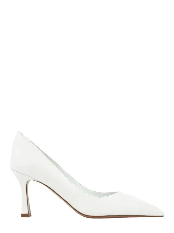 PAUL WARMER Kate Pointed-toe Heeled Pumps - White