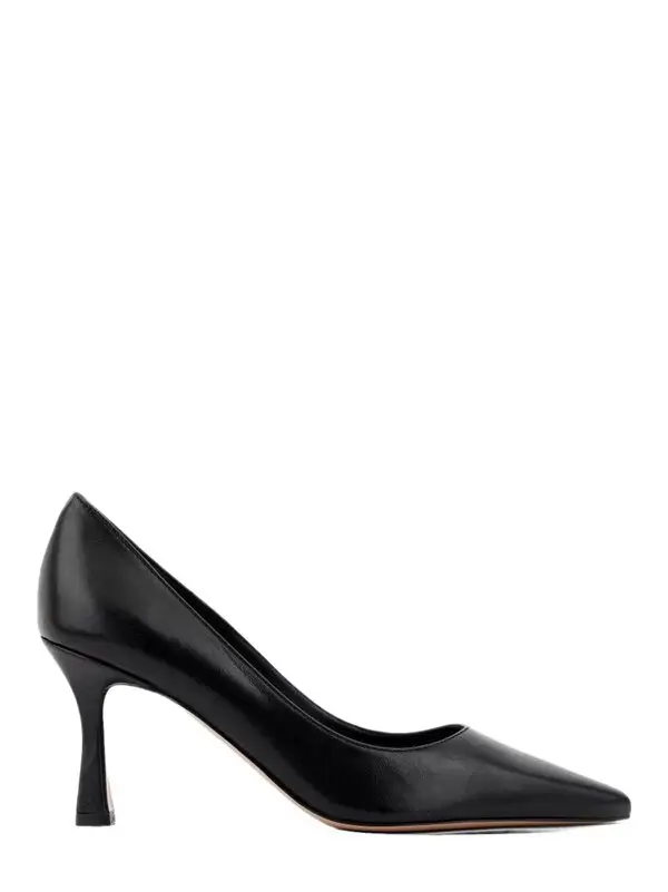 PAUL WARMER Kate Pointed-toe Leather Pumps - Black