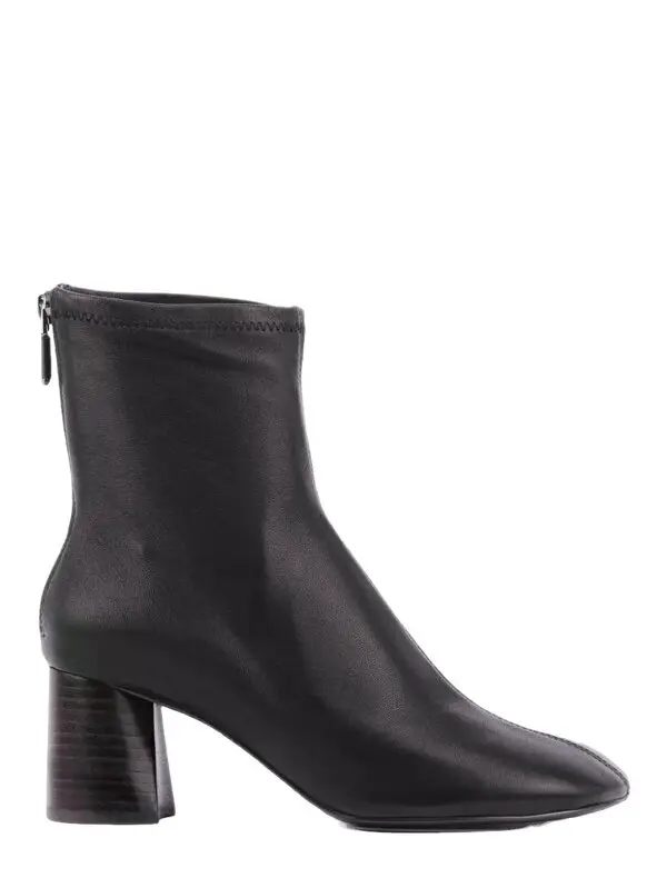 Lola Cruz Belinda Square-toe Ankle Boots - Black