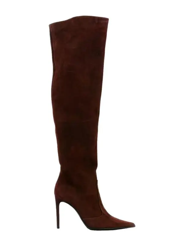 PAUL WARMER Patrice Over-the-knee Boots - Red