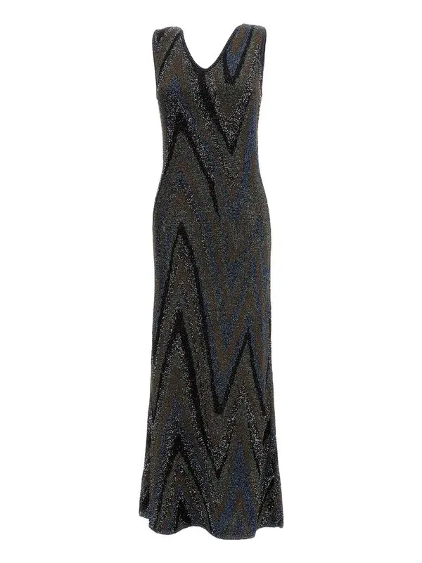 Missoni Sleeveless Long Dress - Multicolor