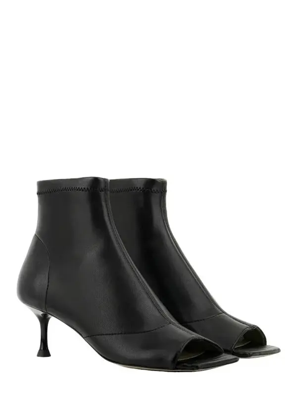 MOROBÉ Luz 13 Open-toe Ankle Boots - Black