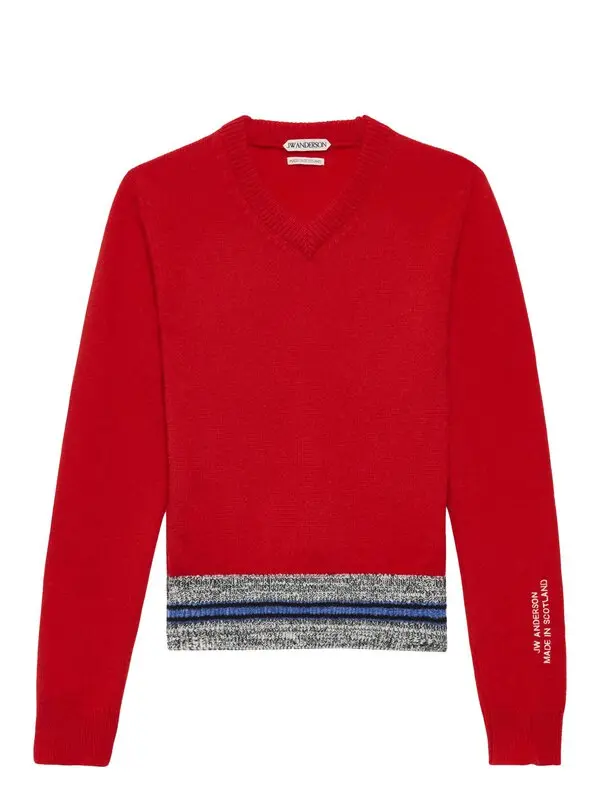 JW Anderson Contrast Trim Jumper - Multicolor