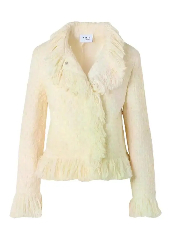 Akris Fringe-trimmed Jacket - Neutrals