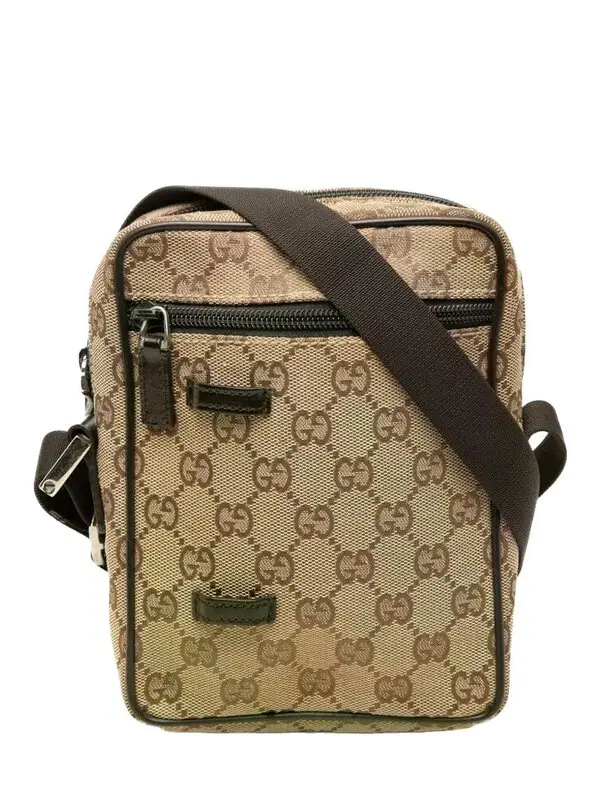 Gucci 2000-2015 Gg Canvas Crossbody Bag - Neutrals