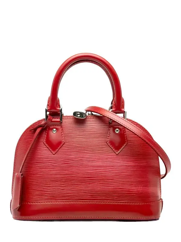 LOUIS VUITTON 2012 Epi Alma Bb Satchel - Red
