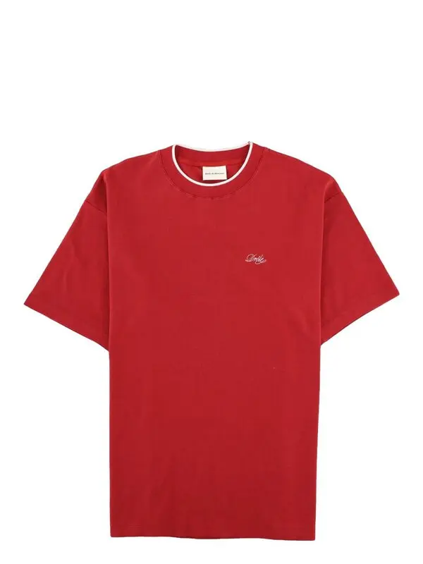 Drole De Monsieur Playful Gentleman Graphic T-shirt - Red